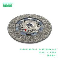 China Clutch Disc 8981780221 8972292410 for ISUZU NPR 4HE1 4.3kg for sale