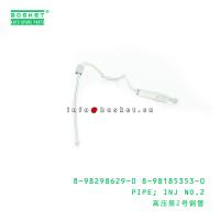 China Injection No.2 Pipe 8982986290 8981853530 for ISUZU NPR75 4HK1T Engine for sale
