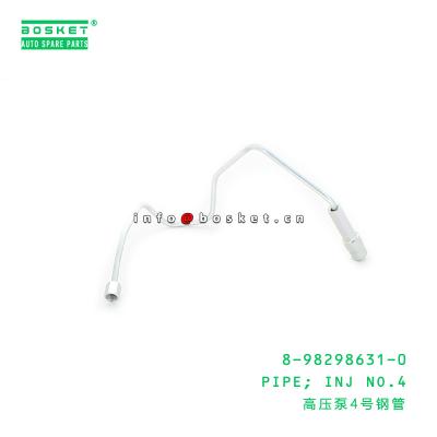 China Injection No.4 Pipe 8982986310 for ISUZU NPR75 4HK1T Engine for sale