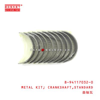 China Standard Crankshaft Metal Kit 8941170320 8-94117032-0 for ISUZU NPR 4BG1 4BD1 Engine for sale