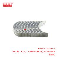 China ISUZU NPR 4BG1 4BD1 Standard Crankshaft Metal Kit 8941170321 8-94117032-1 for sale