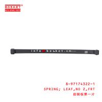 China ISUZU NQR Front No 1 Leaf Spring 8971743221 8-97174322-1 9KG for sale