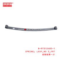 China ISUZU NQR 8-97312485-1 Rear Main Leaf Spring 8973124851 Truck Chassis Part 9.85kg for sale