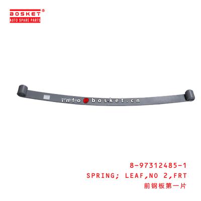 China ISUZU NQR 8-97312485-1 Rear Main Leaf Spring 8973124851 Truck Chassis Part 9.85kg for sale