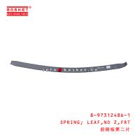 China ISUZU NQR Rear Main Leaf Spring 8973124861 8-97312486-1 7.9kg for sale