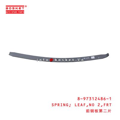 China ISUZU NQR Rear Main Leaf Spring 8973124861 8-97312486-1 7.9kg for sale