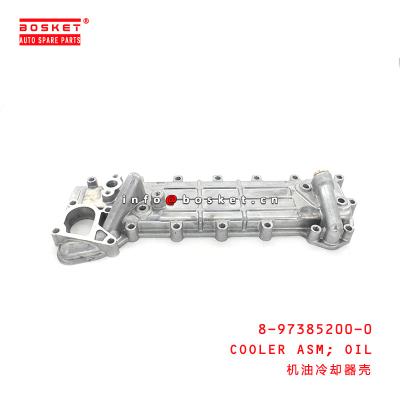 China Oil Cooler Assembly 8-97385200-0 8973852000 for ISUZU NKR NPR 2.66kg for sale