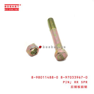 China ISUZU NKR Rear Spring Pin 8980114880 8970339670 8-98011488-0 8-97033967-0 0.3kg for sale