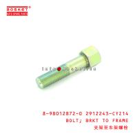 China ISUZU CYZ VC46 Brake Bracket Bolt 8-98012872-0 2912243-CYZ14 0.22kg for sale