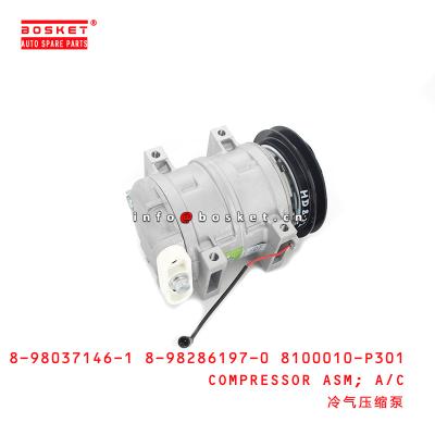 China ISUZU 700P 4HK1 Air Compressor Assembly 8-98037146-1 8-98286197-0 8100010-P301 6.58kg for sale