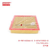 China ISUZU D-MAX Air Cleaner Filter 8981402660 5876150020 0.279kg Replacement for sale