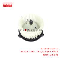 China Blower Unit Fan Motor Assembly 8981839270 for ISUZU NPR75 4HK1 1.550kg for sale