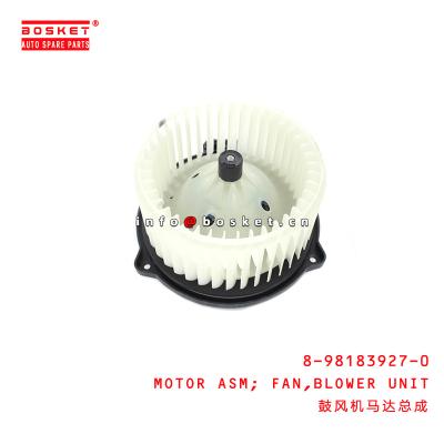 China Blower Unit Fan Motor Assembly 8981839270 for ISUZU NPR75 4HK1 1.550kg for sale