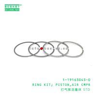 China Air Compressor Piston Ring Kit 1191630430 for ISUZU FSR32 6HE1T Engine for sale