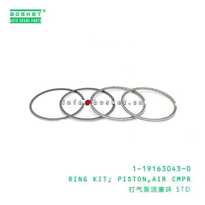 China Air Compressor Piston Ring Kit 1191630430 for ISUZU FSR32 6HE1T Engine for sale