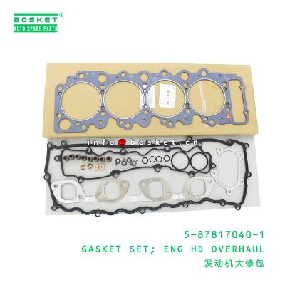 China ISUZU NPS 5-87817040-1 Engine Head Overhaul Gasket Set 5878170401 0.738kg for sale