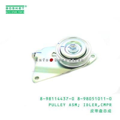 China ISUZU TFUC Compressor Idler Pulley Assembly 8981144370 8980510110 0.66kg for sale