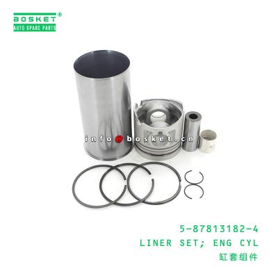 China Engine Cylinder Liner Set 5878131824 5-87813182-4 for ISUZU NHR55 4JB1 1.95kg for sale