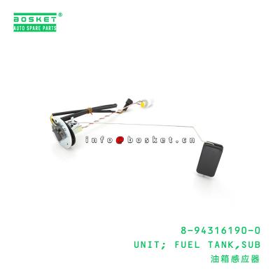 China ISUZU NKR77 4JH1 Subsidiary Fuel Tank Unit 8943161900 8-94316190-0 0.33kg for sale