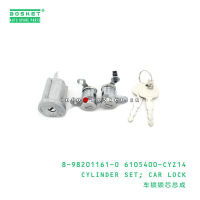 China Car Lock Cylinder Set 8982011610 6105400CYZ14 for ISUZU VC46 0.4kg for sale