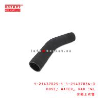 China ISUZU CXZ81K 10PE1 Radiator Inlet Water Hose 1-21437025-1 1-21437836-0 1214370251 for sale