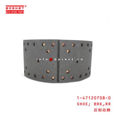 China ISUZU CXZ81 10PE1 Rear Brake Shoe 1471207080 1-47120708-0 11.2kg Brake Shoe for sale