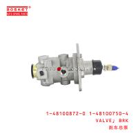 China Spring Brake Valve 1-48100872-0 1-48100750-4 for ISUZU CXZ81 10PE1 for sale