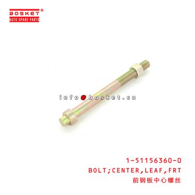 China Front Leaf Spring Center Bolt 1511563600 0.11kg for ISUZU CXZ Truck Suspension for sale