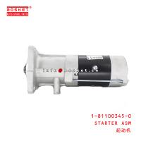 China Starter Assembly 1-81100345-0 1811003450 for ISUZU CXZ81 10PE1 14KG 12V for sale