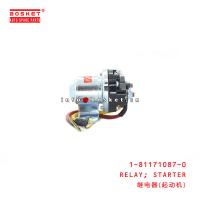 China Starter Solenoid Relay 1-81171087-0 1811710870 24V for ISUZU CXZ81 10PE1 for sale