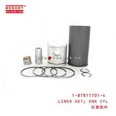 China ISUZU 6HE1T Engine Cylinder Liner Set 1-87811701-4 1878117014 for FVR32 for sale