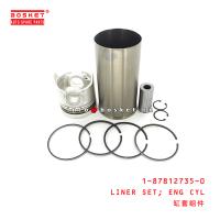 China Engine Cylinder Liner Set 1-87812735-0 1878127350 for ISUZU XE 6SD1T 4.06kg for sale