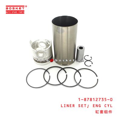 China Engine Cylinder Liner Set 1-87812735-0 1878127350 for ISUZU XE 6SD1T 4.06kg for sale