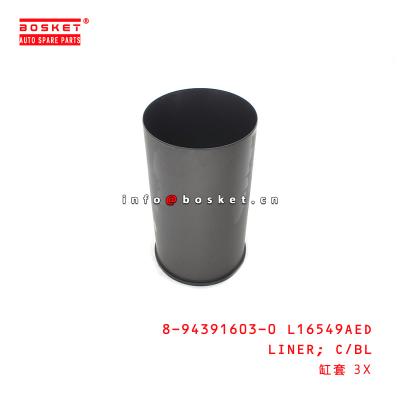 China ISUZU 6HK1 4HK1 Cylinder Block Liner 8-94391603-0 8943916030 for FVZ34 for sale