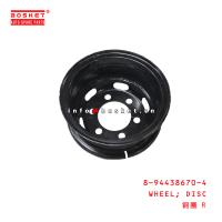 China ISUZU NPR NPS NQR Disc Wheel 8-94438670-4 8944386704 20.2kg Steel Wheel for sale