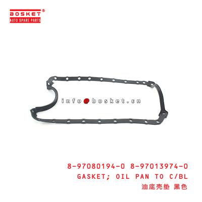 China Oil Pan to Cylinder Block Gasket 8-97080194-0 8-97013974-0 for ISUZU NKR55 4JB1 Engine for sale