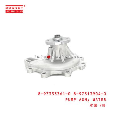 China Water Pump Assembly 8973333610 8973139040 for ISUZU NPR66 4HF1 Engine 1.84kg for sale