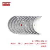 China Standard Crankshaft Metal Set 8973720760 8-97372076-0 for ISUZU 4HK1 4HF1 M801 for sale