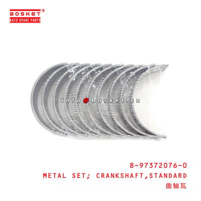 China Standard Crankshaft Metal Set 8973720760 8-97372076-0 for ISUZU 4HK1 4HF1 M801 for sale