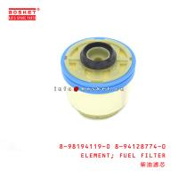 China Fuel Filter Element 8981941190 8941287740 for ISUZU NKR77 4KH1 Engine 0.133kg for sale