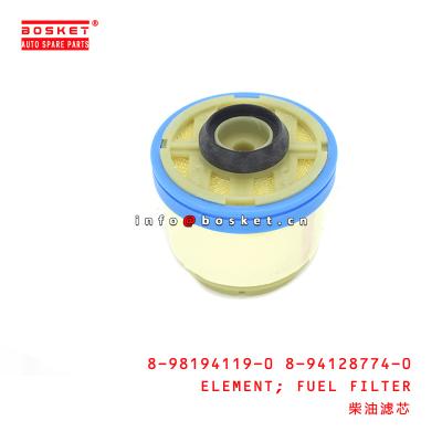 China Fuel Filter Element 8981941190 8941287740 for ISUZU NKR77 4KH1 Engine 0.133kg for sale