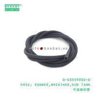 China ISUZU CVZ CXZ Subsidiary Tank Breather Rubber Hose 0035593000 0-03559300-0 for sale