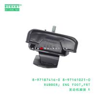 China Front Engine Foot Rubber 8-97187416-0 8-97161021-0 for ISUZU NPR 4HK1 4HE1 for sale