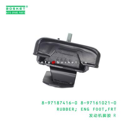 China Front Engine Foot Rubber 8-97187416-0 8-97161021-0 for ISUZU NPR 4HK1 4HE1 for sale