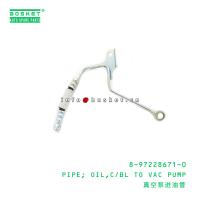 China ISUZU NPR 4HE1 Cylinder Block to Vacuum Pump Oil Pipe 8972286710 8-97228671-0 for sale