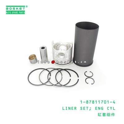 China ISUZU FVR32 6HE1T Engine Cylinder Liner Set 1-87811701-4 1878117014 for sale