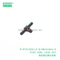China ISUZU UC 4JJ1 Leak Off Pipe Assembly 8973152312 8981610610 8-97315231-2 for sale