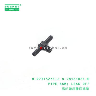 China ISUZU UC 4JJ1 Leak Off Pipe Assembly 8973152312 8981610610 8-97315231-2 for sale