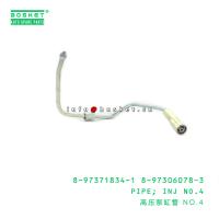 China Injector Return Pipe 8-97371834-1 8-97306078-3 for ISUZU NPR 4HK1 Engine for sale