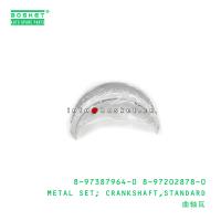 China ISUZU NKR NPR Crankshaft Metal Set 4JJ1 4JB1 4JH1 8973879640 8972028780 for sale